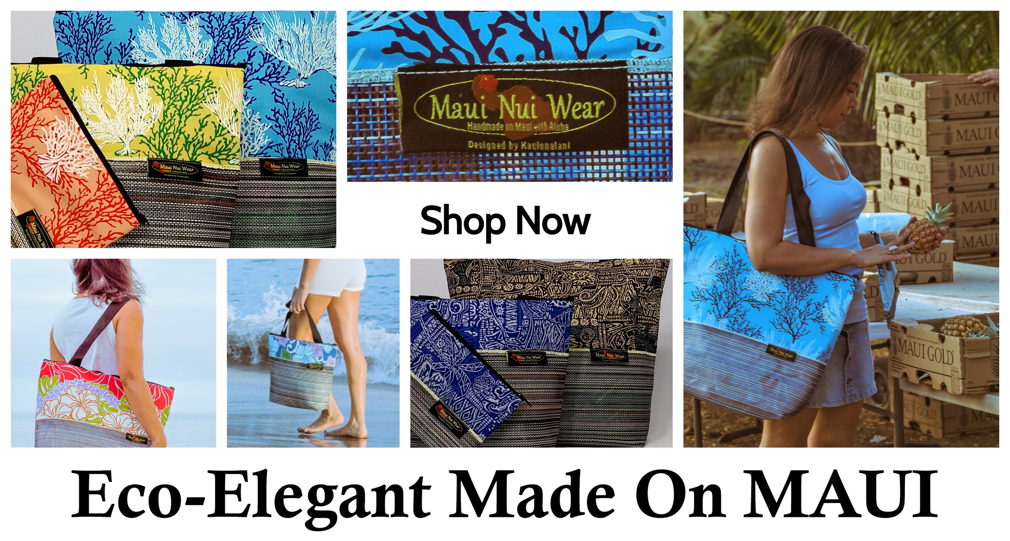 Maui Nui Wear creates Eco-Friendly Mesh Tote Bags, Purses, and Pouches ...